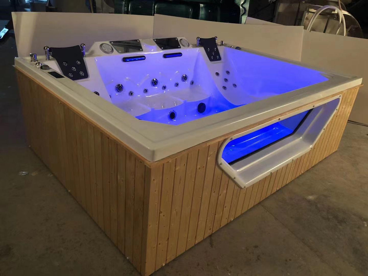 Smart Spa 5 Seater Jacuzzi Hot Tub with Integrated Technology – La Moderno