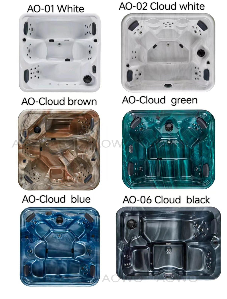 La Moderno Luxurious 8-Person Hot Tub Featuring Hot and Cold Filtratio