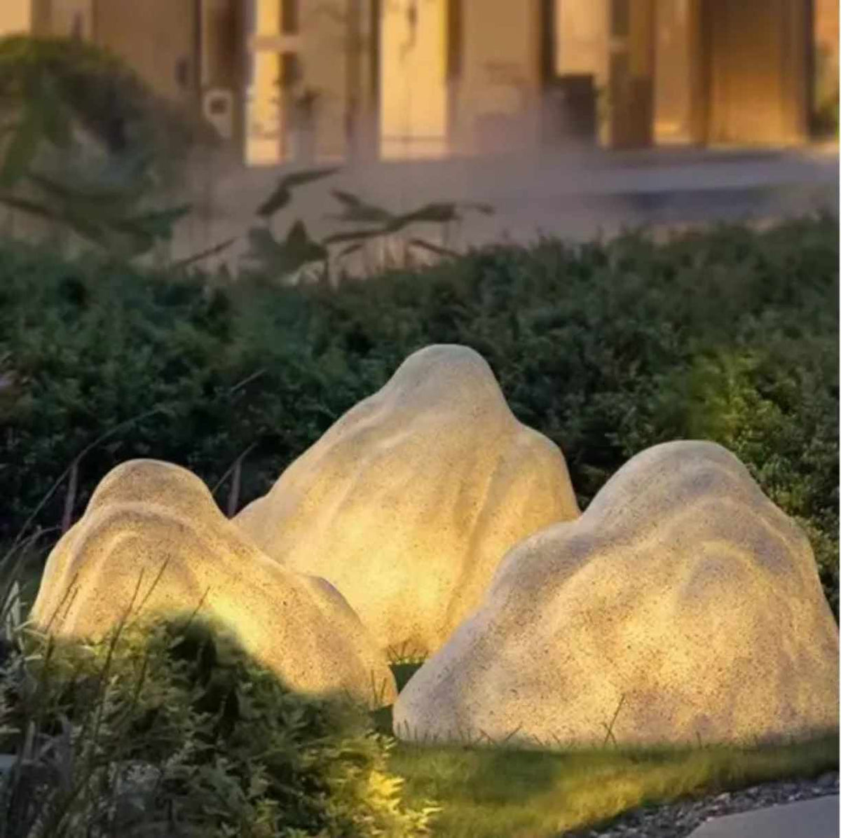 Solar Stone Light – Waterproof Outdoor Decorative Garden – La Moderno