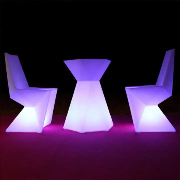 RGB Color Changing Cylinder Shaped Counter Bar Illuminated Waterproof ...