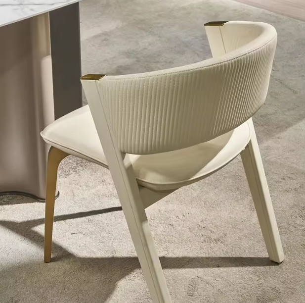 Modern Dining Chair with Stainless Steel Legs – La Moderno