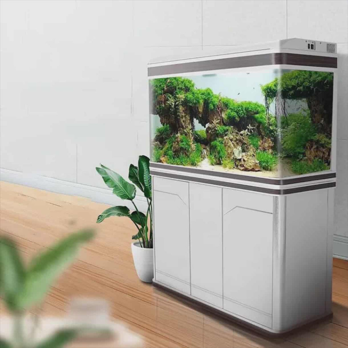 Large Transparent Acrylic Fish Tank – 200 Gallon Eco-Friendly Aquarium ...