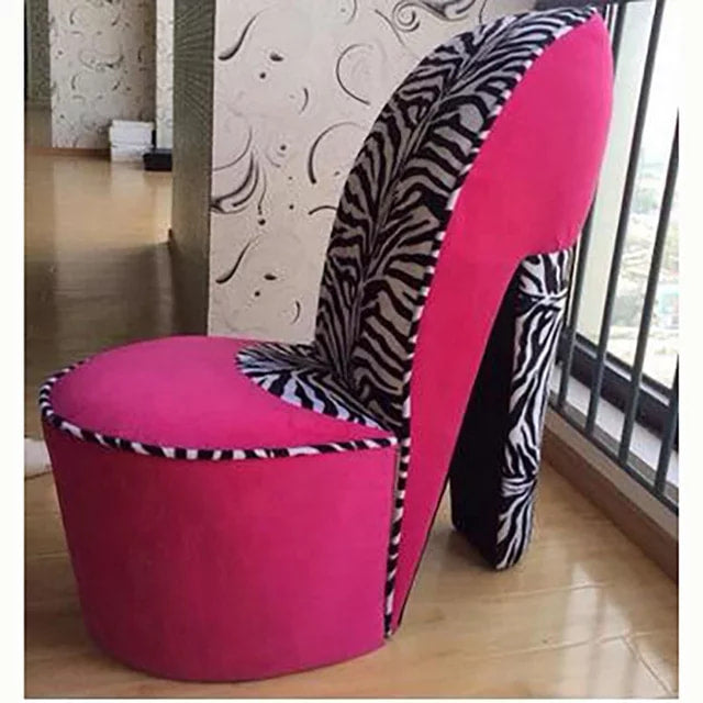 Modern design colorful Creative high heel shoe shaped furniture lounge ...