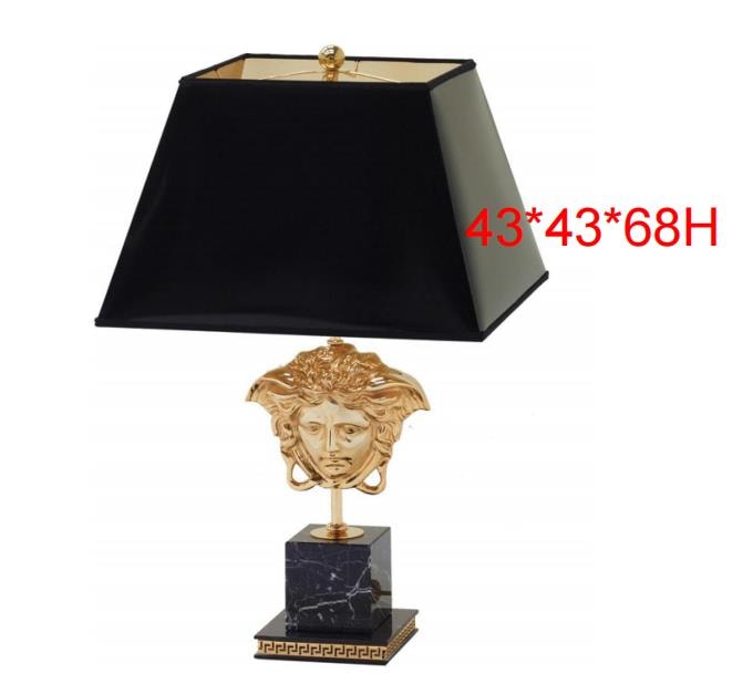 Luxury Versace Black Table Top Lamp for Home Decoration – La Moderno