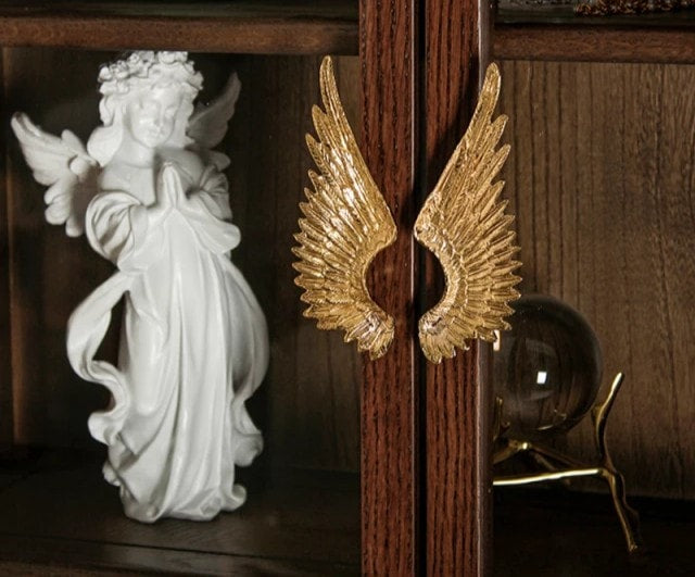 Wings Of An ANGEL Door Handle for Cabinet made of high quality Brass ...
