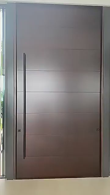 Modern wooden main entrance door design pictures custom external big p ...