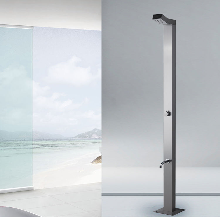 Outdoor pool shower pool panel watermark beach #304 stainless steel ou ...