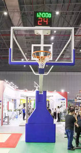 Certification Fiba Electric Hydraulic Folding Basketball hoop Stand fo ...