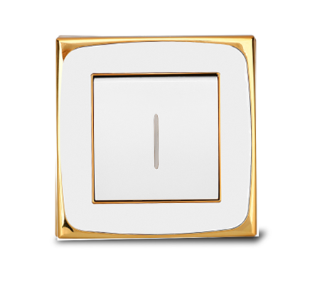 UK Sockets Luxury Fashion Acrylic Universal Electric Socket White Colo ...