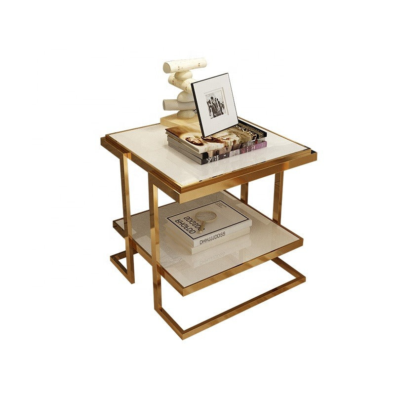 Modern light luxury simple design living room corner table study bedro ...