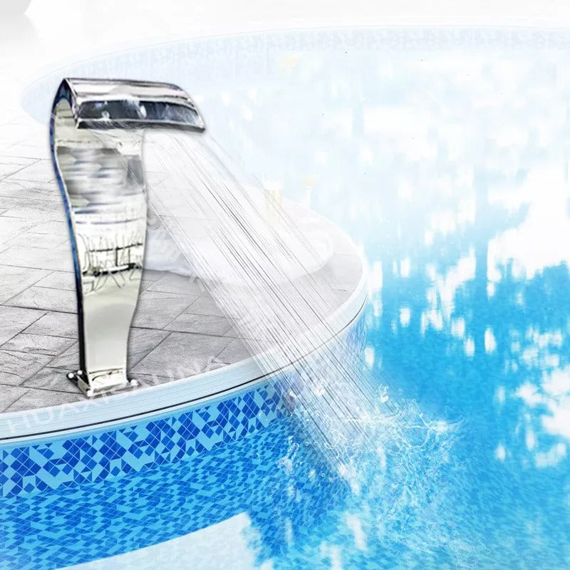 Stainless Steel Swimming Pool Water Curtain Gardening Outdoor Wall Spa ...