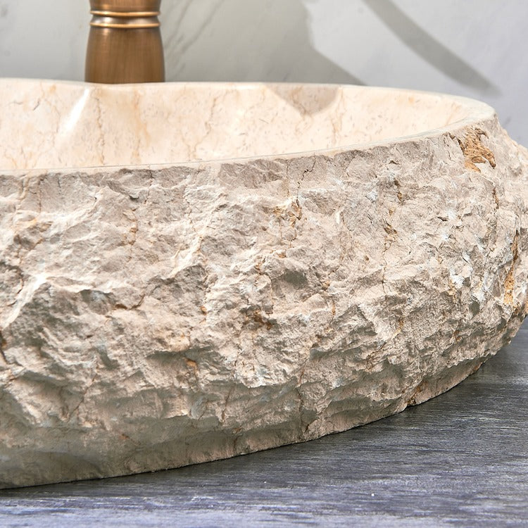 Stone Bathroom countertop basin heart shape bathroom face basin – La ...